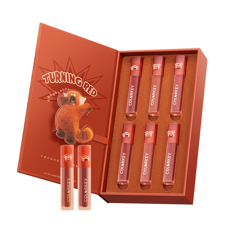 Colorkey Disney Pixar Little Panda Meimei Mini Lip Glaze Gift Set 6PCS ...