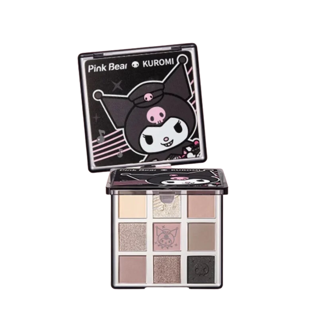 Pink Bear x Sanrio My Melody Kuromi Fairy Dream 9-Color Eyeshadow Pale ...